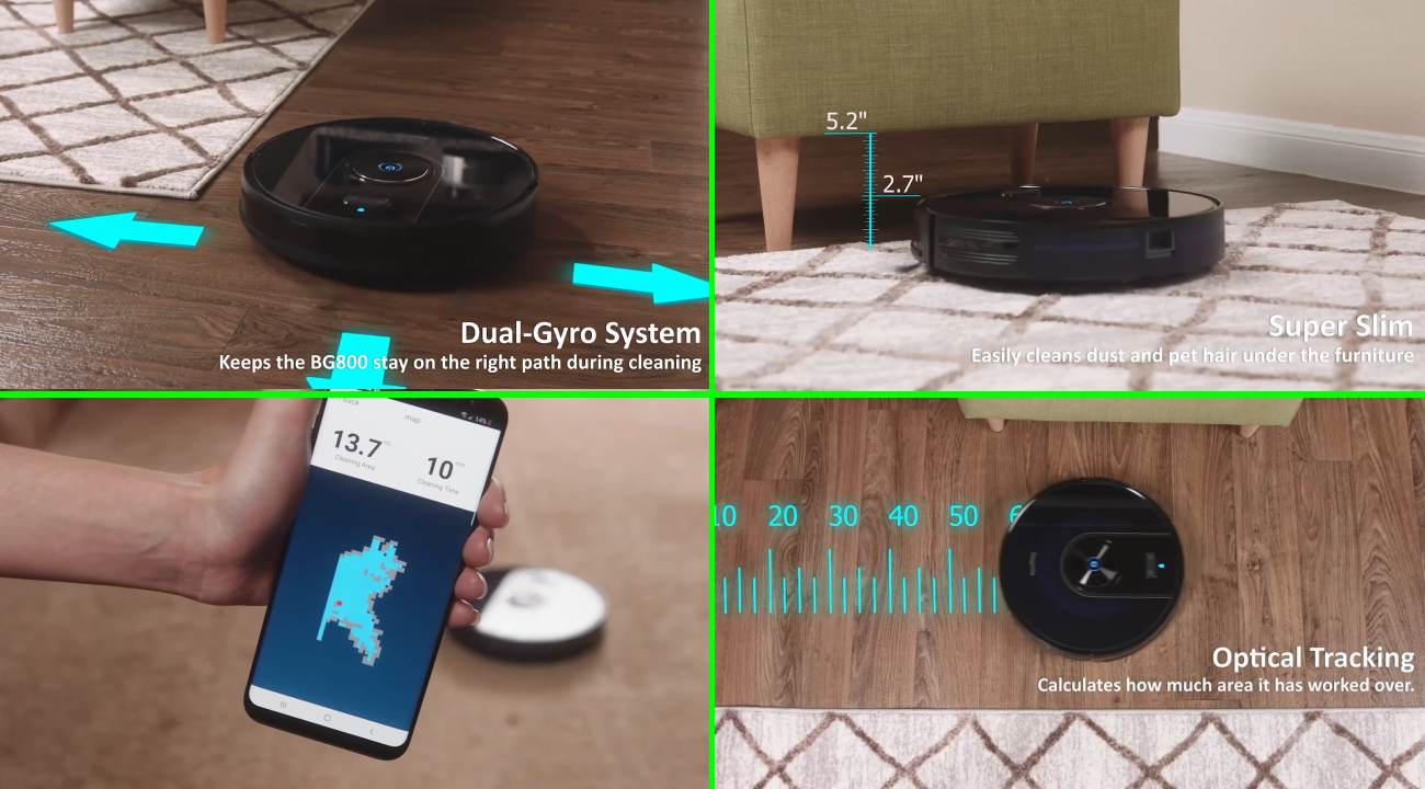 Bagotte BG800 Robot Vacuum Cleaner Review - Top 10 Zone